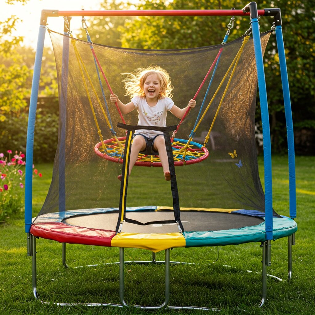 10 Amazing Trampoline Swing Combinations For Ultimate Backyard Fun in ...