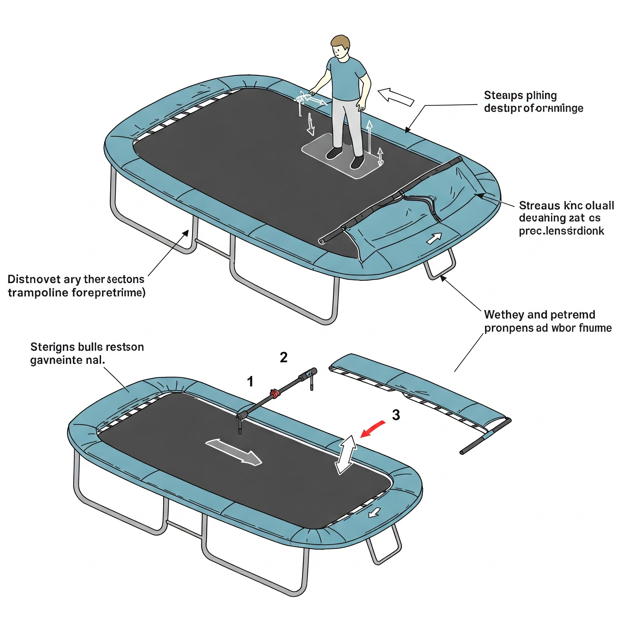 10 Simple Steps How to Take Apart a Trampoline Safely for Storage or ...