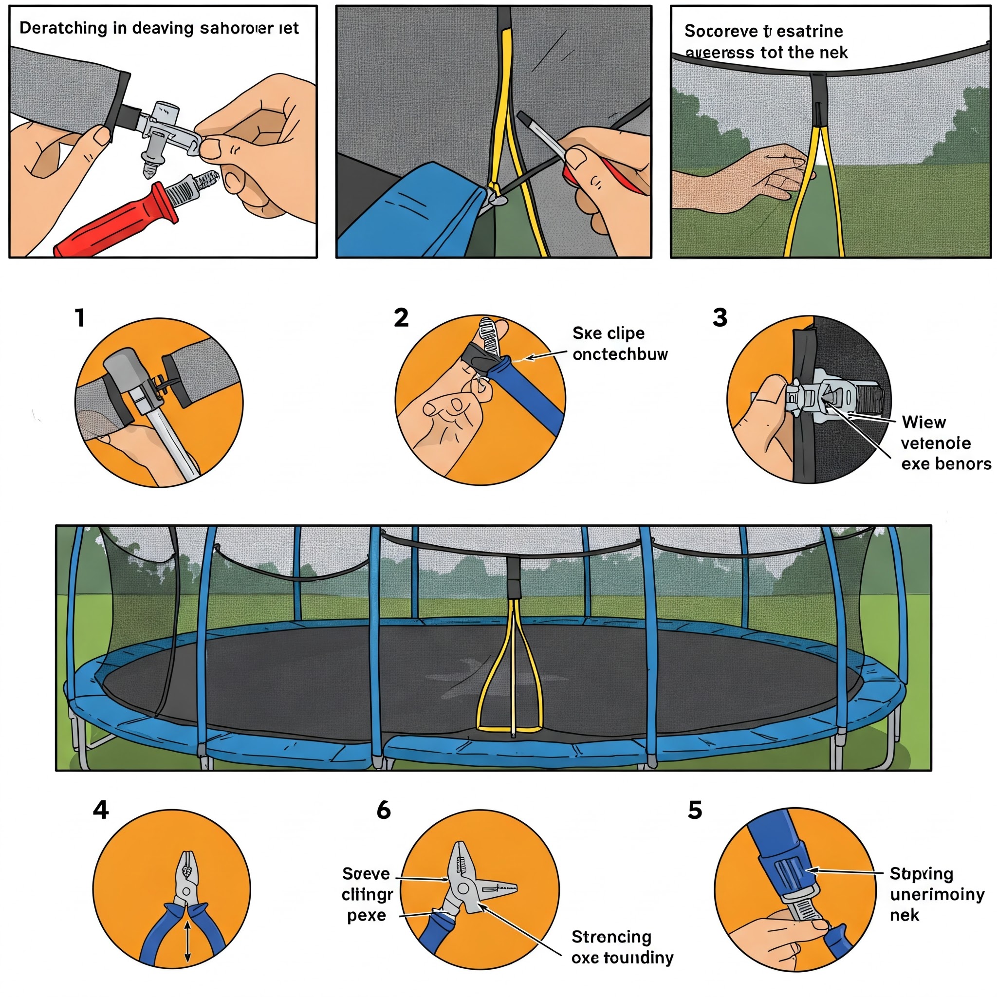 10 Simple Steps How to Take Apart a Trampoline Safely for Storage or ...