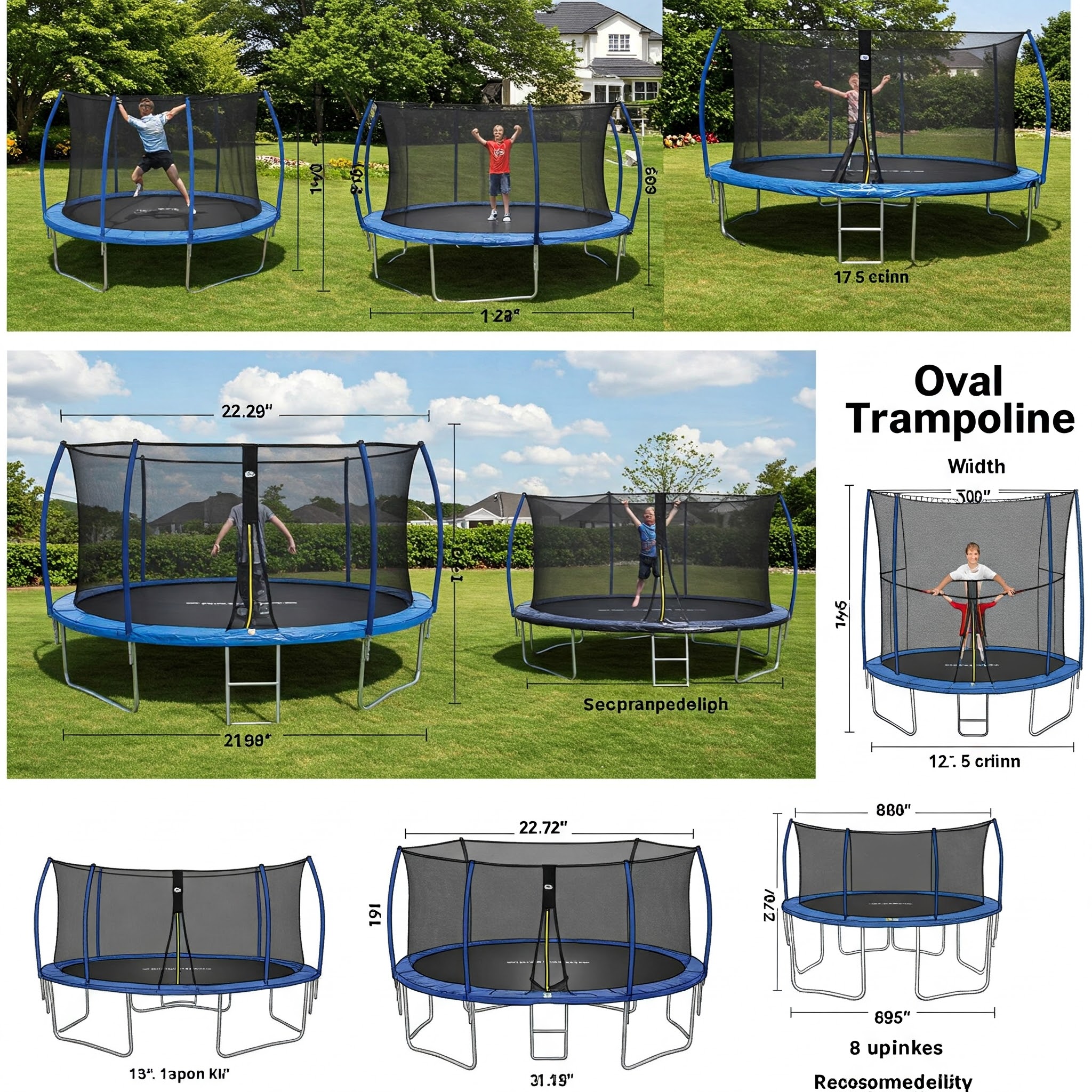 10 Best Oval Trampoline Options For Ultimate Backyard Fun in 2025 ...