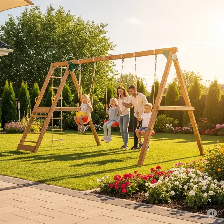 7 Best Wooden Swing Set Kit Options For Ultimate Backyard Fun in 2025 ...
